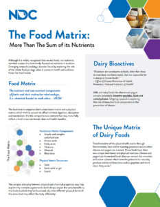 The Food Matrix | Winners Drink Milk!